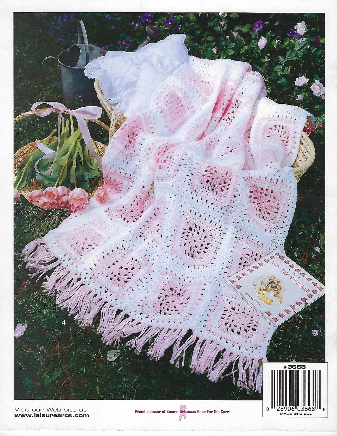 Spring Garden Baby Afghans Crochet Pattern Book Leisure Arts | Etsy