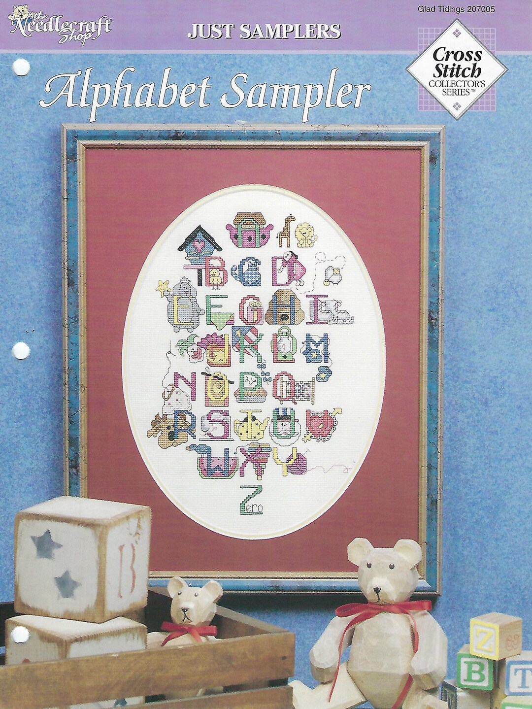 Alphabet Sampler Cross Stitch Pattern/the Needlecraft Shop Cross Stitch ...
