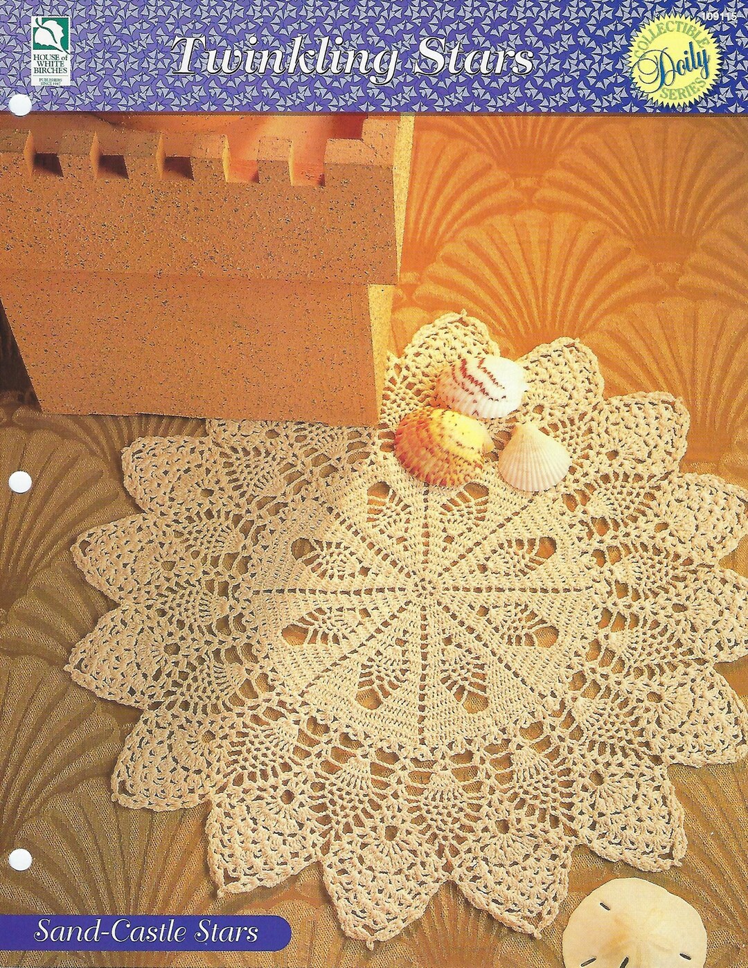 Sand-castle Stars Crochet Doily Pattern/house of White Birches - Etsy