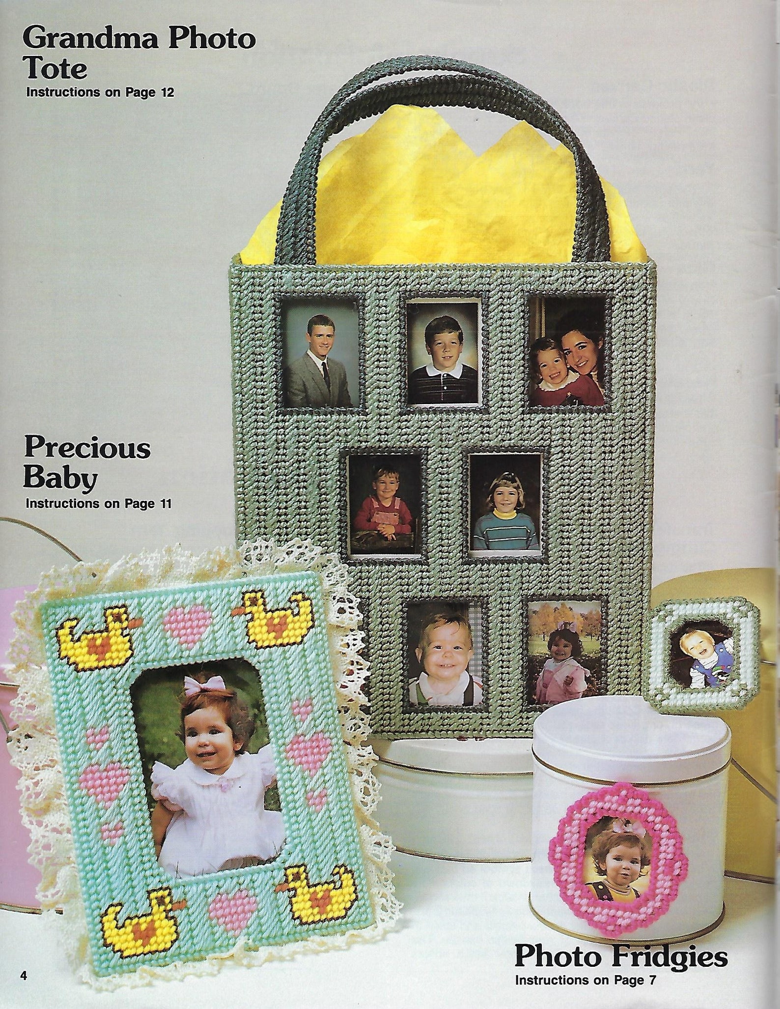 Frame up Plastic Canvas Pattern Book Plaid Enterprises 8650 | Etsy