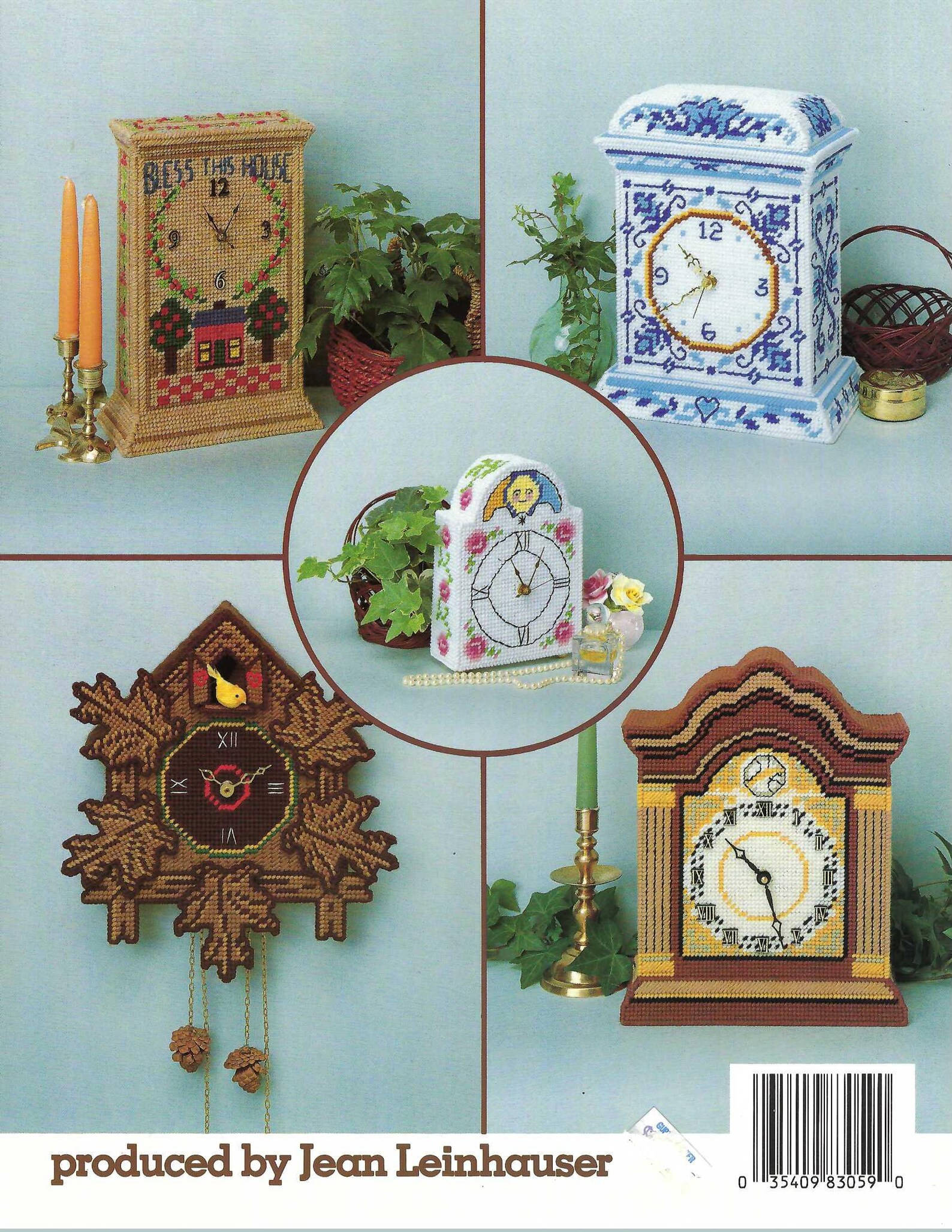 Clocks Plastic Canvas Pattern Book American School of - Etsy