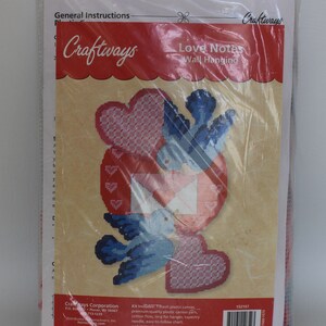 Love Notes Wall Hanging Plastic Canvas Pattern Kit - Craftways ...