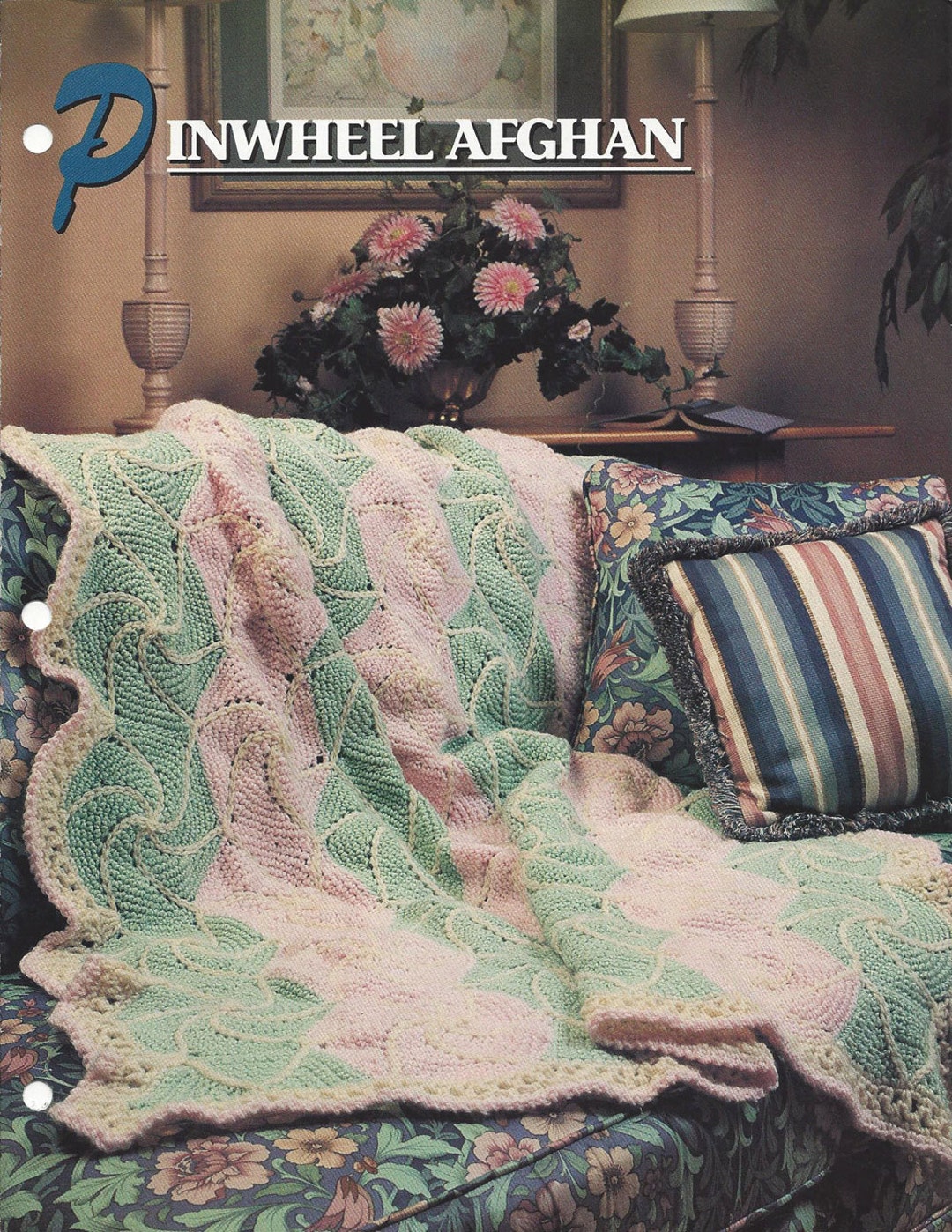 Pinwheel Afghan Crochet Pattern/annie's Crochet Quilt & Afghan Pattern ...