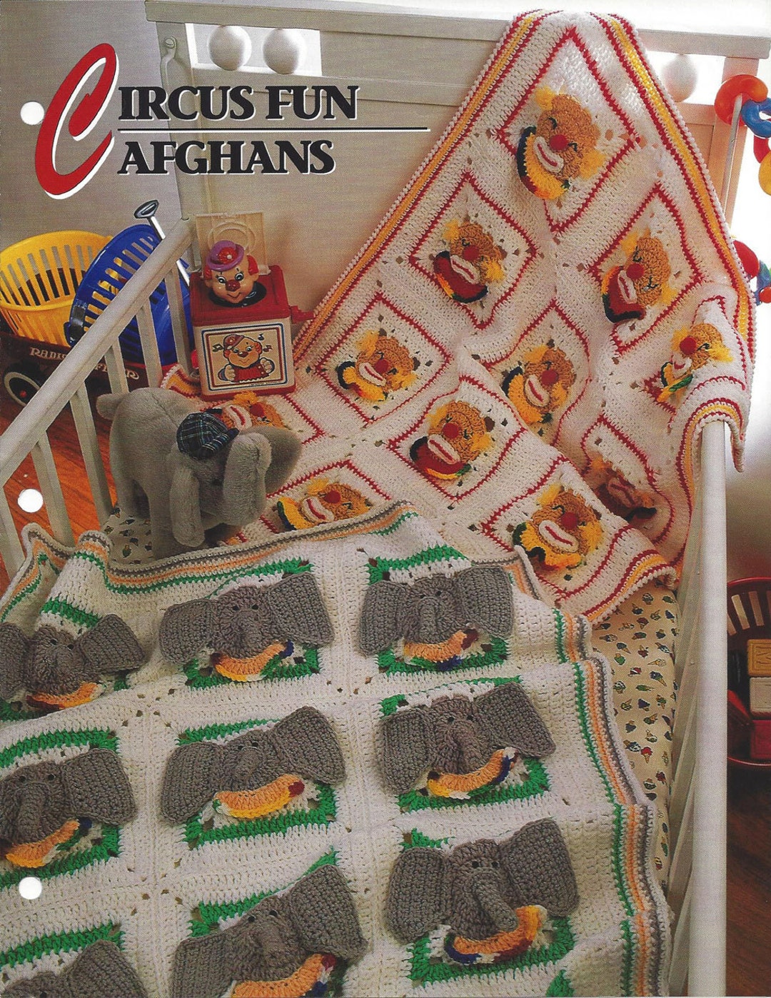 Circus Fun Afghans Crochet Pattern/annie's Crochet Quilt & Afghan ...