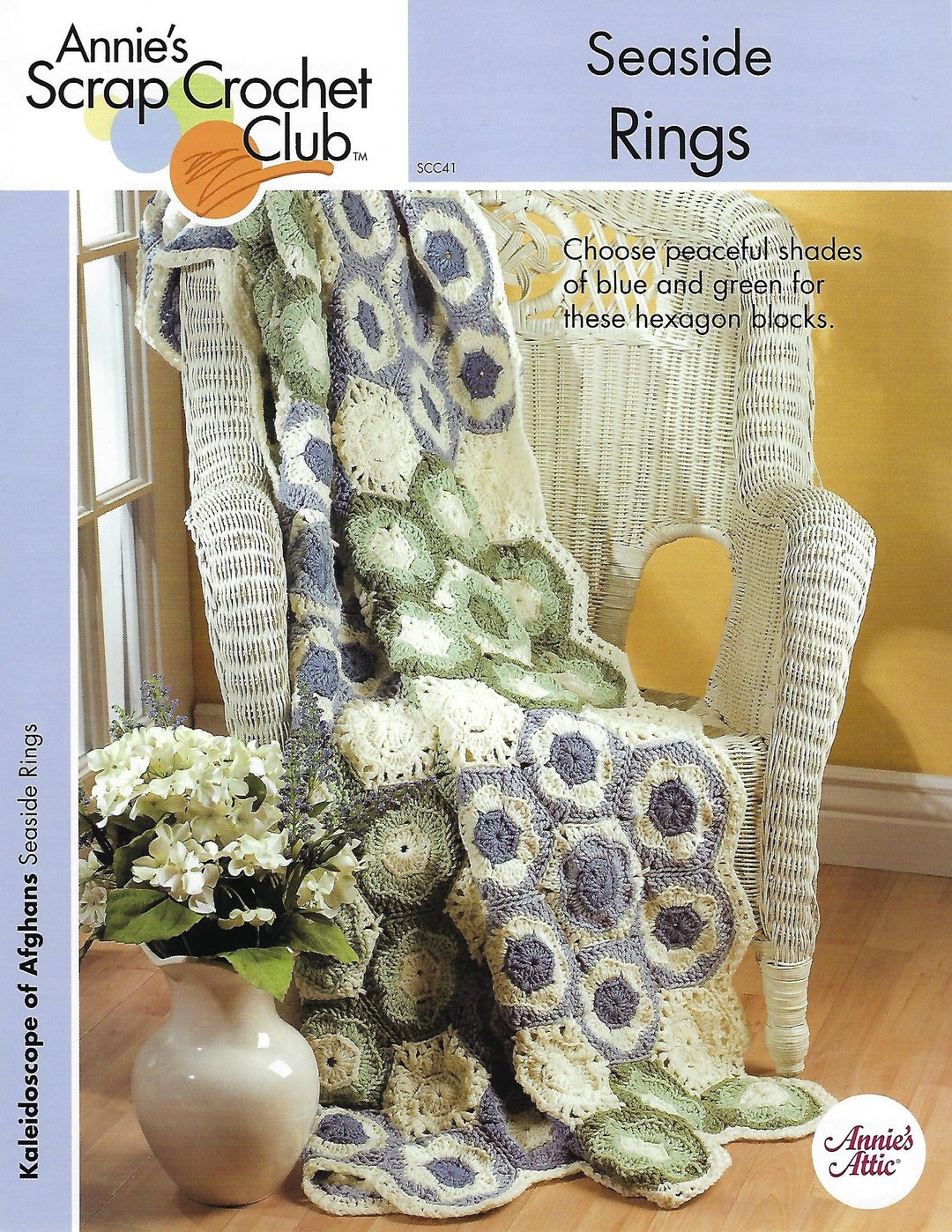 Seaside Rings Crochet Afghan Pattern/annie's Scrap Crochet - Etsy