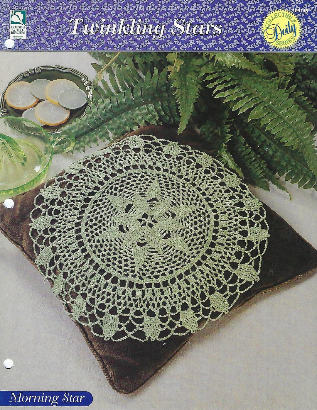 Morning Star Crochet Doily Pattern/house of White Birches - Etsy