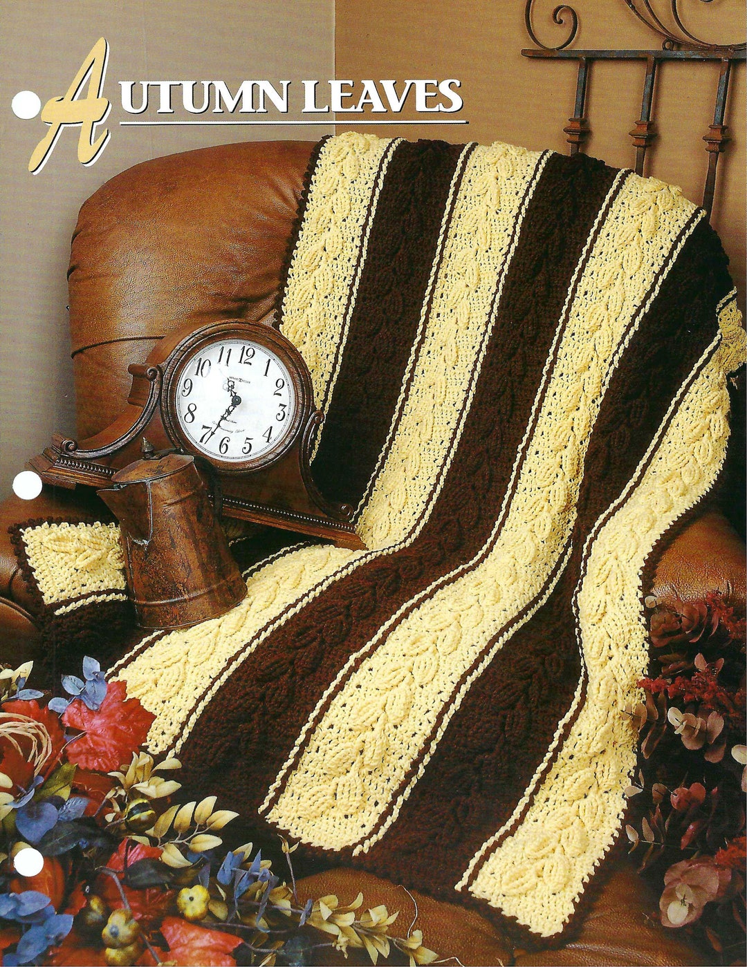 Autumn Leaves Crochet Afghan Pattern/annie's Crochet Quilt & Afghan ...