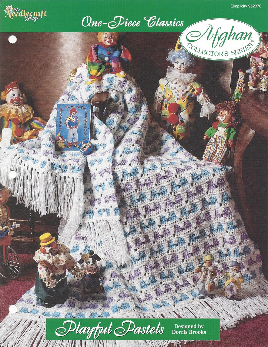 Playful Pastels Crochet Afghan Pattern/the Needlecraft Shop - Etsy