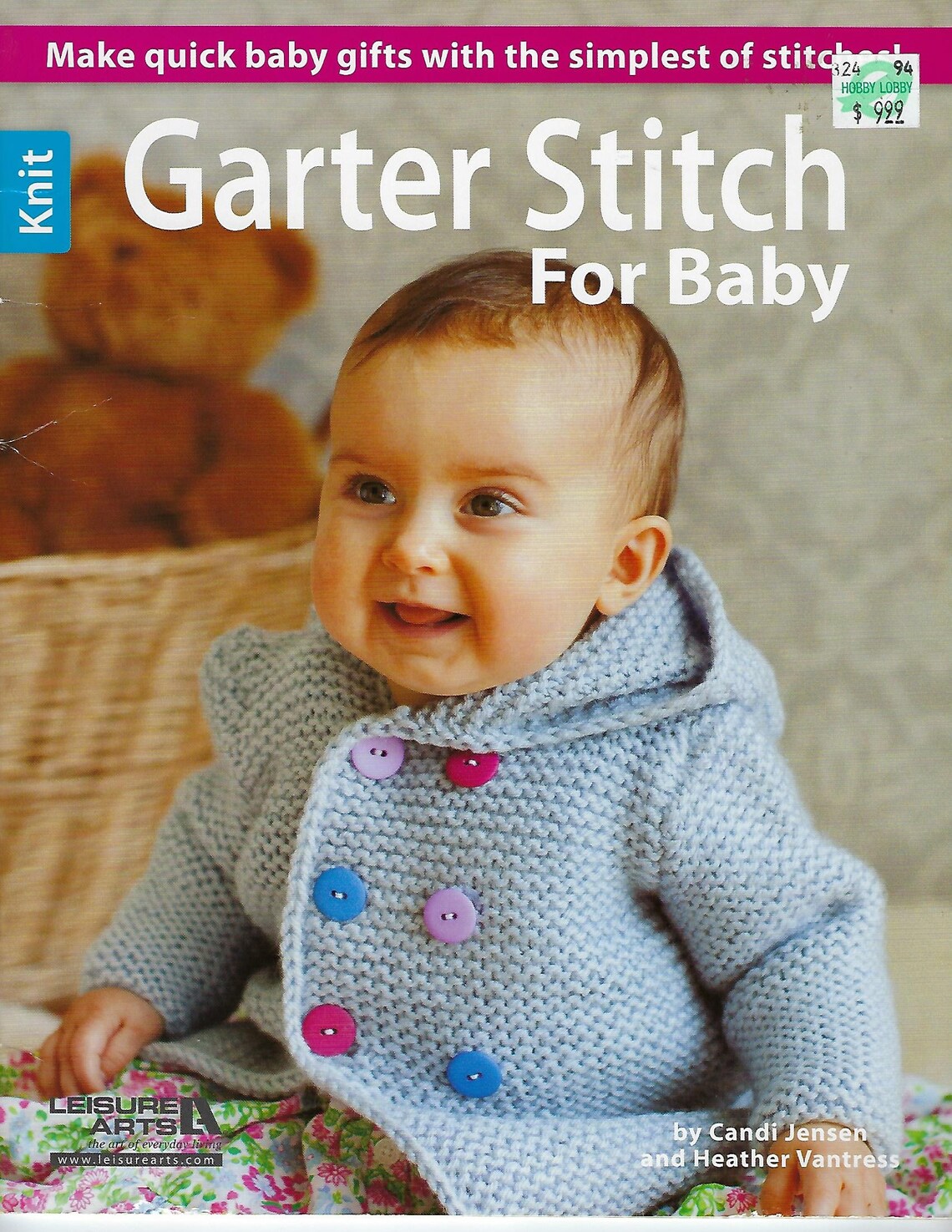 Garter Stitch for Baby Knitting Pattern Book Hooded Sweater - Etsy