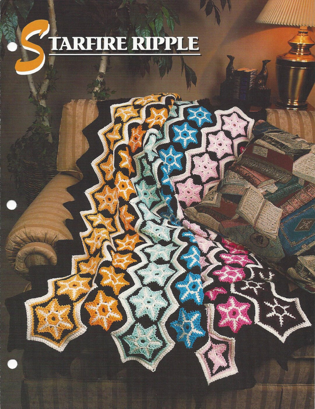 Starfire Ripple Crochet Afghan Pattern/annie's Crochet Quilt & Afghan ...