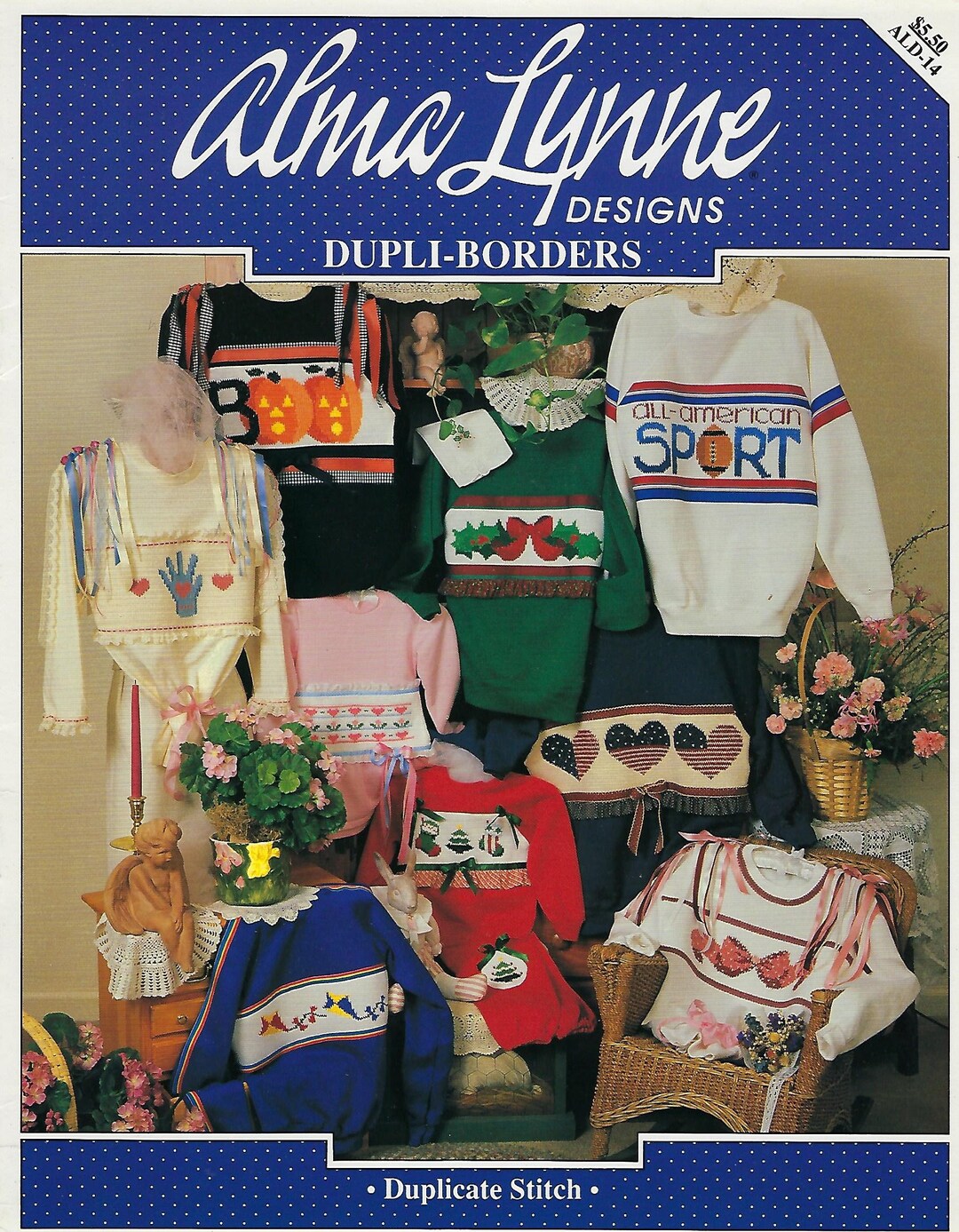 Dupli-borders Cross Stitch Pattern/alma Lynne Designs #14 - Etsy