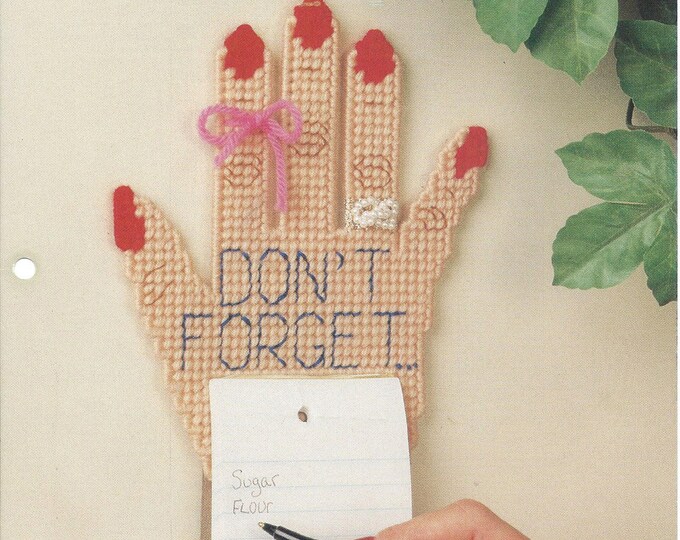 Helping Hand Plastic Canvas Pattern/the Needlecraft Shop - Etsy