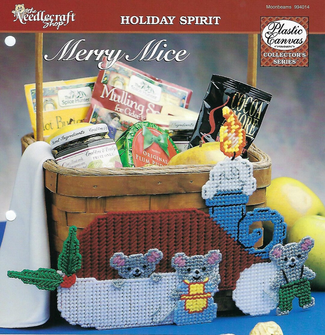 Merry Mice Plastic Canvas Pattern/the Needlecraft Shop - Etsy