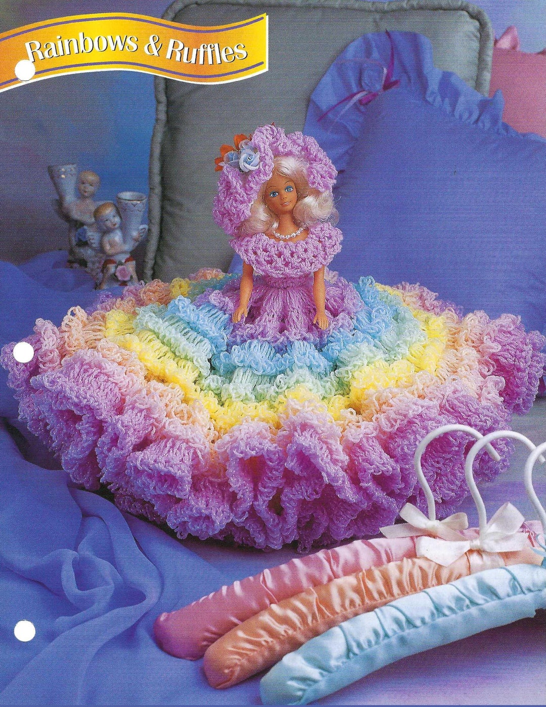 Rainbows & Ruffles Crochet Pattern/annie's Crochet Fashion Doll - Etsy