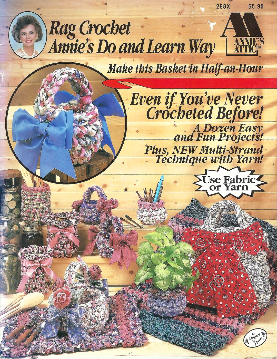 Rag Crochet Pattern Book/annie's Do and Learn Way/annie's Attic #288X ...