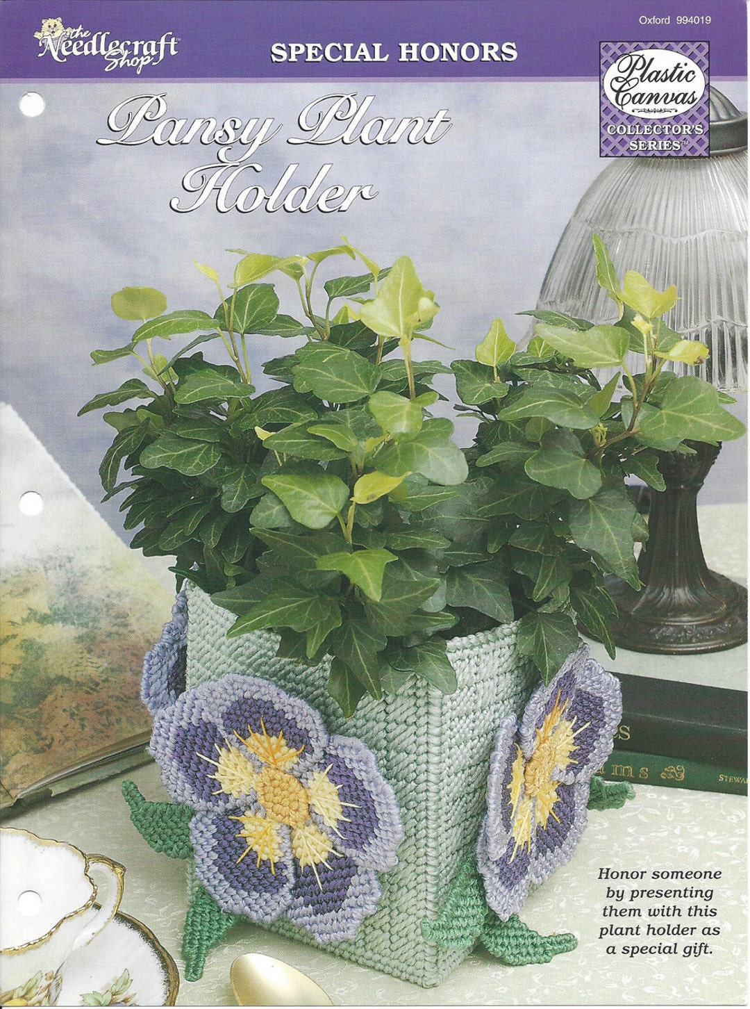 Pansy Plant Holder Plastic Canvas Pattern/the Needlecraft Shop - Etsy