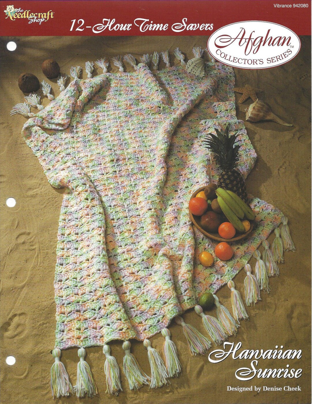 Hawaiian Sunrise Crochet Afghan Pattern/the Needlecraft Shop - Etsy