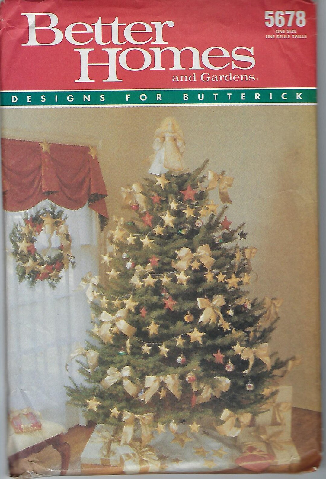 Butterick 5678 Sewing Pattern Christmas Decor Uncut Factory - Etsy