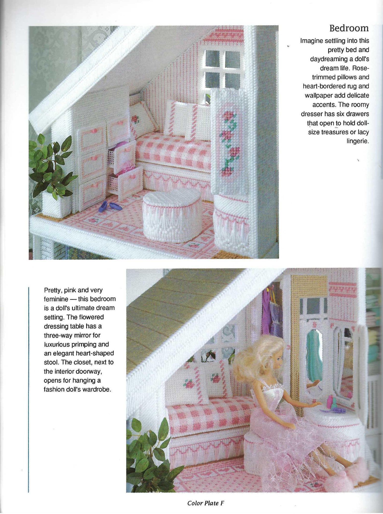 Fashion Doll House Plastic Canvas Pattern Book American - Etsy