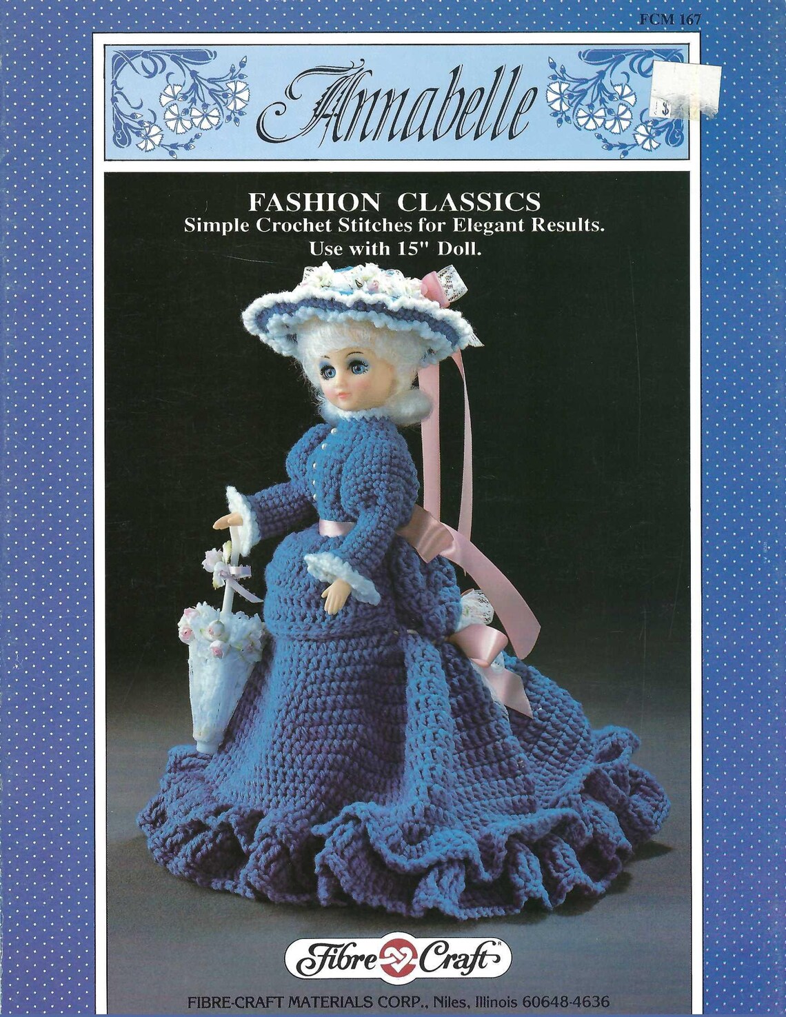 Annabelle Crochet Doll Pattern Fibre Craft FCM167 - Etsy