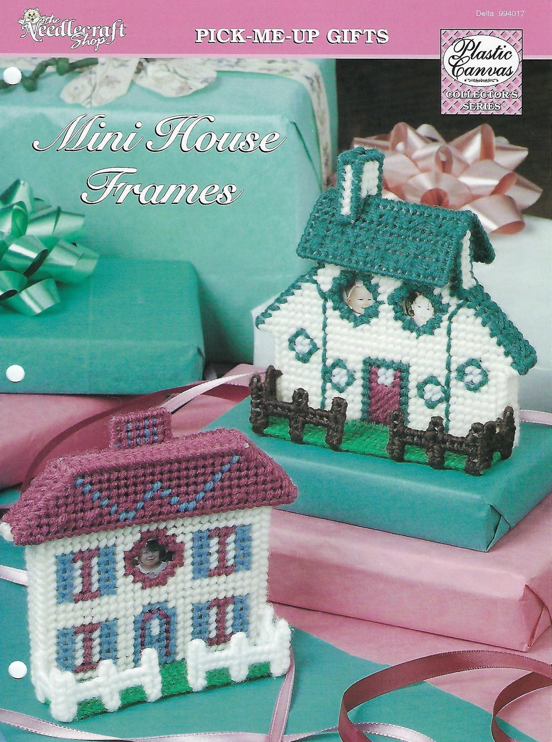 Mini House Frames Plastic Canvas Pattern/the Needlecraft Shop - Etsy