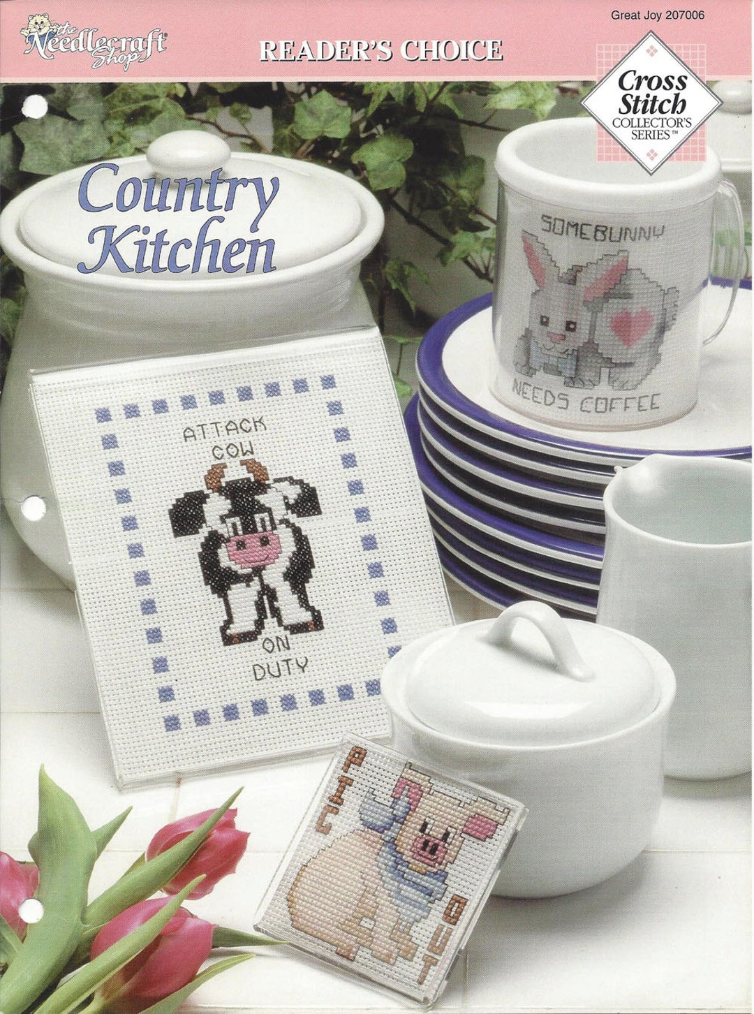 Country Kitchen Cross Stitch Pattern/the Needlecraft Shop Cross Stitch ...