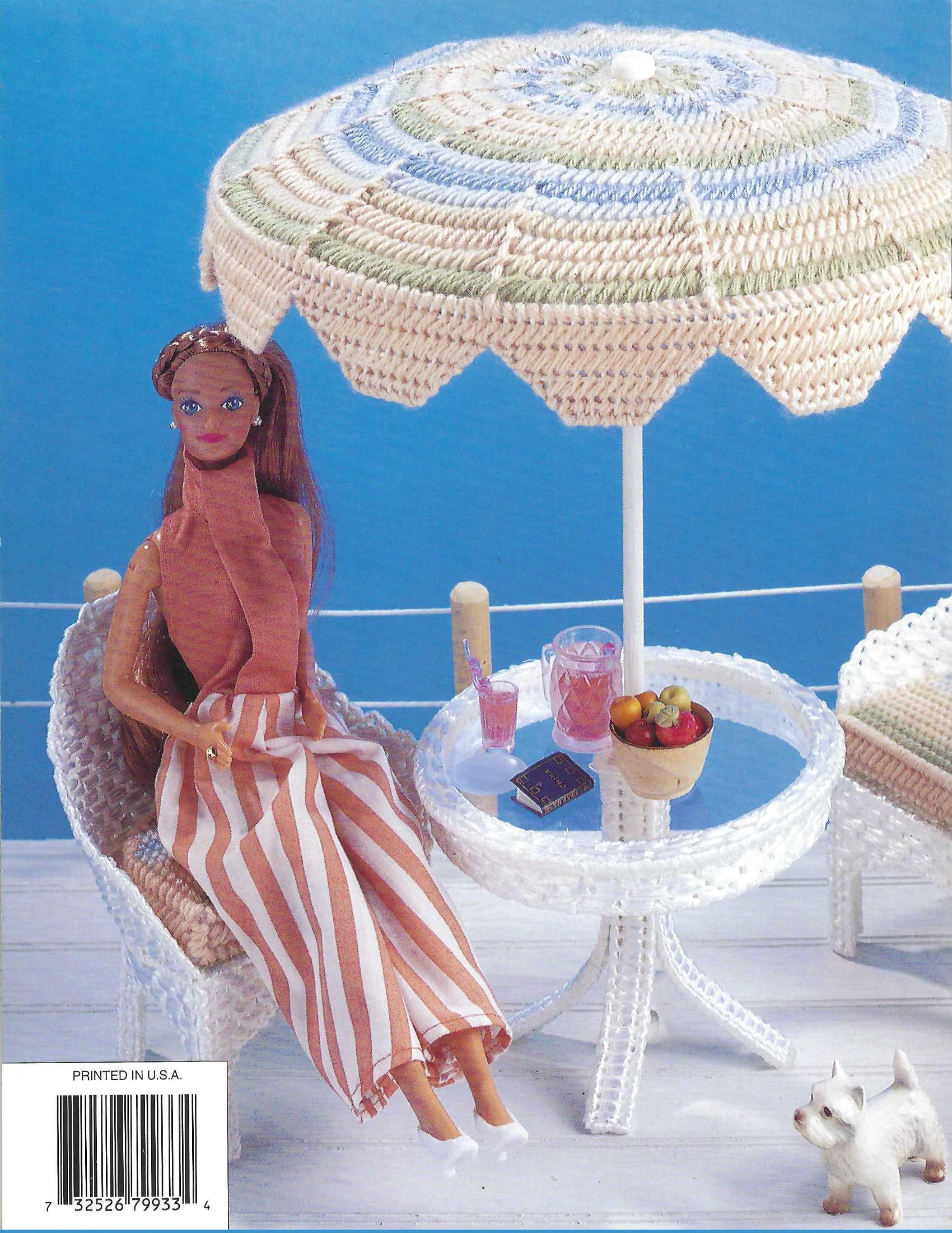 Fashion Doll Patio Plastic Canvas Pattern Book Annie's - Etsy