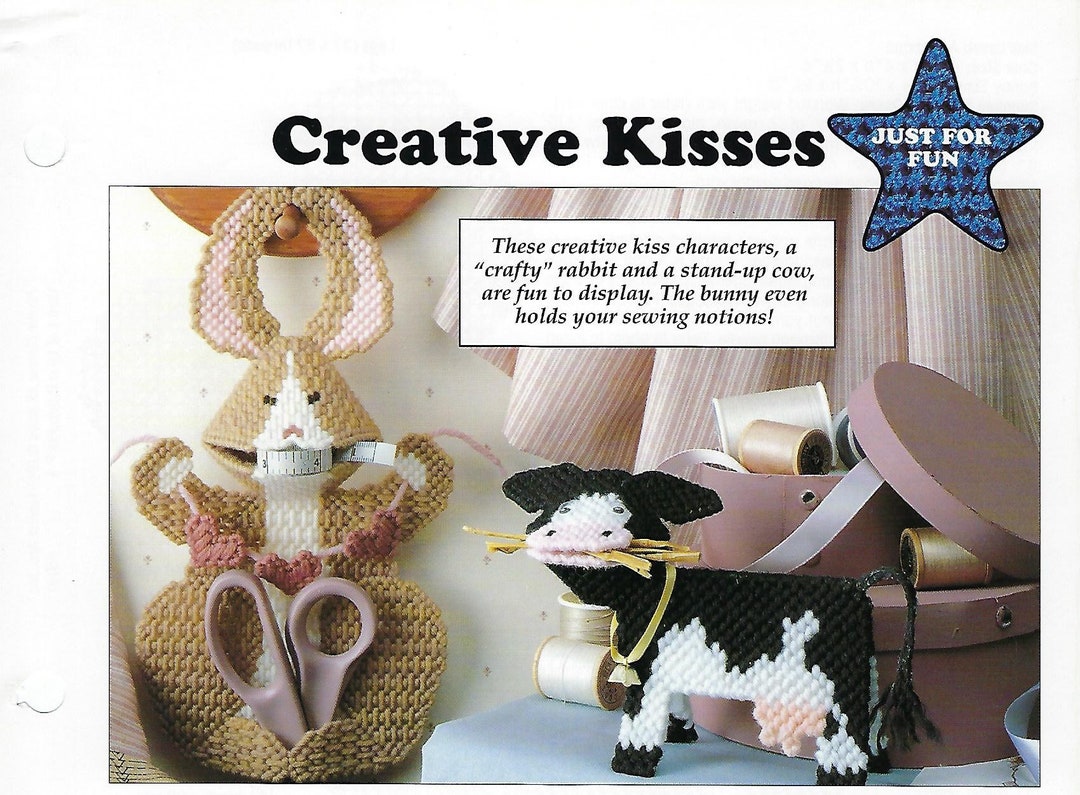 Creative Kisses Plastic Canvas Pattern/leisure Arts All Stars - Etsy