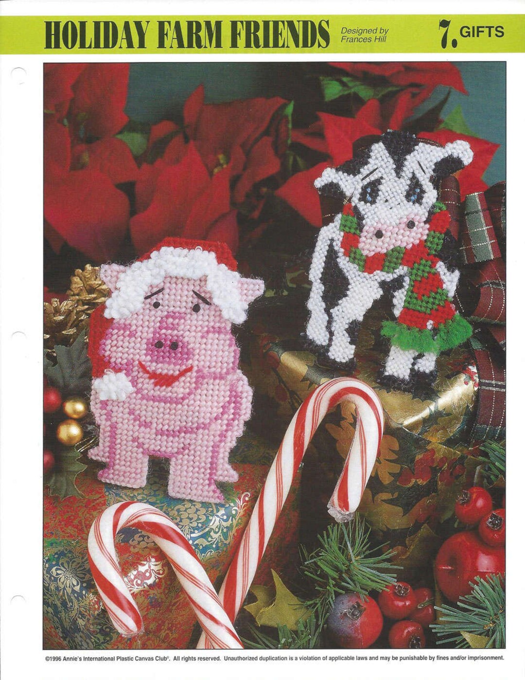 Holiday Farm Friends Plastic Canvas Pattern/annie's International ...