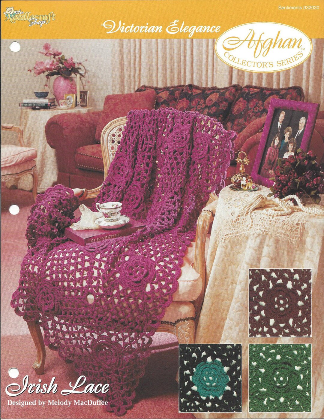 Irish Lace Crochet Afghan Pattern/the Needlecraft Shop - Etsy