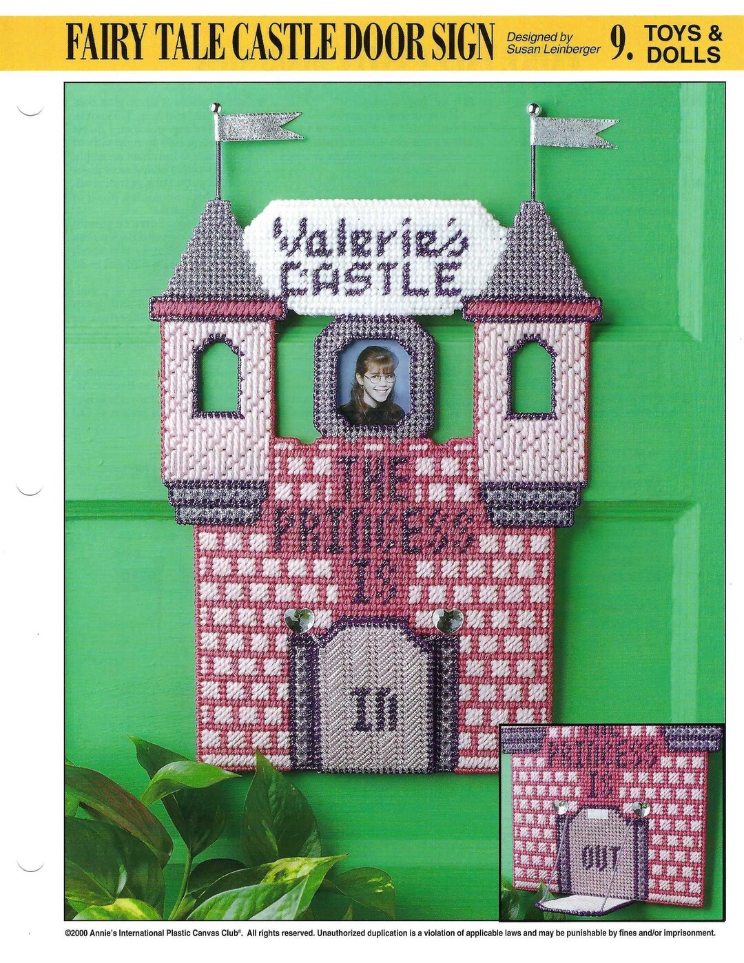 Fairy Tale Castle Door Sign Plastic Canvas Pattern - Etsy