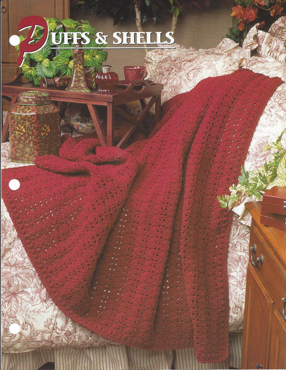 Puffs & Shells Crochet Afghan Pattern Annie's Quilt and Afghan Club - Etsy