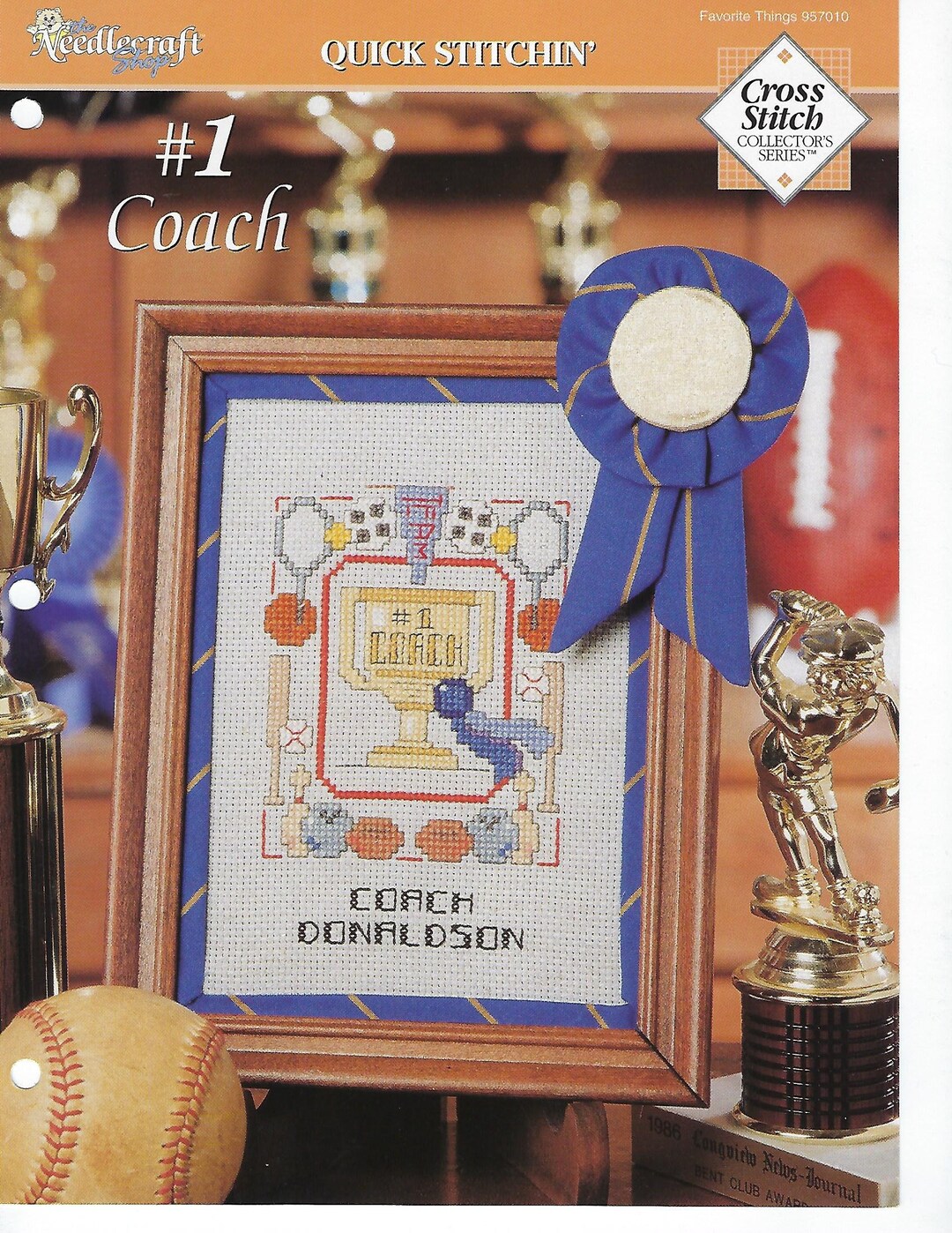Cross Stitch Pattern #1 Coach/the Needlecraft Shop Cross Stitch ...