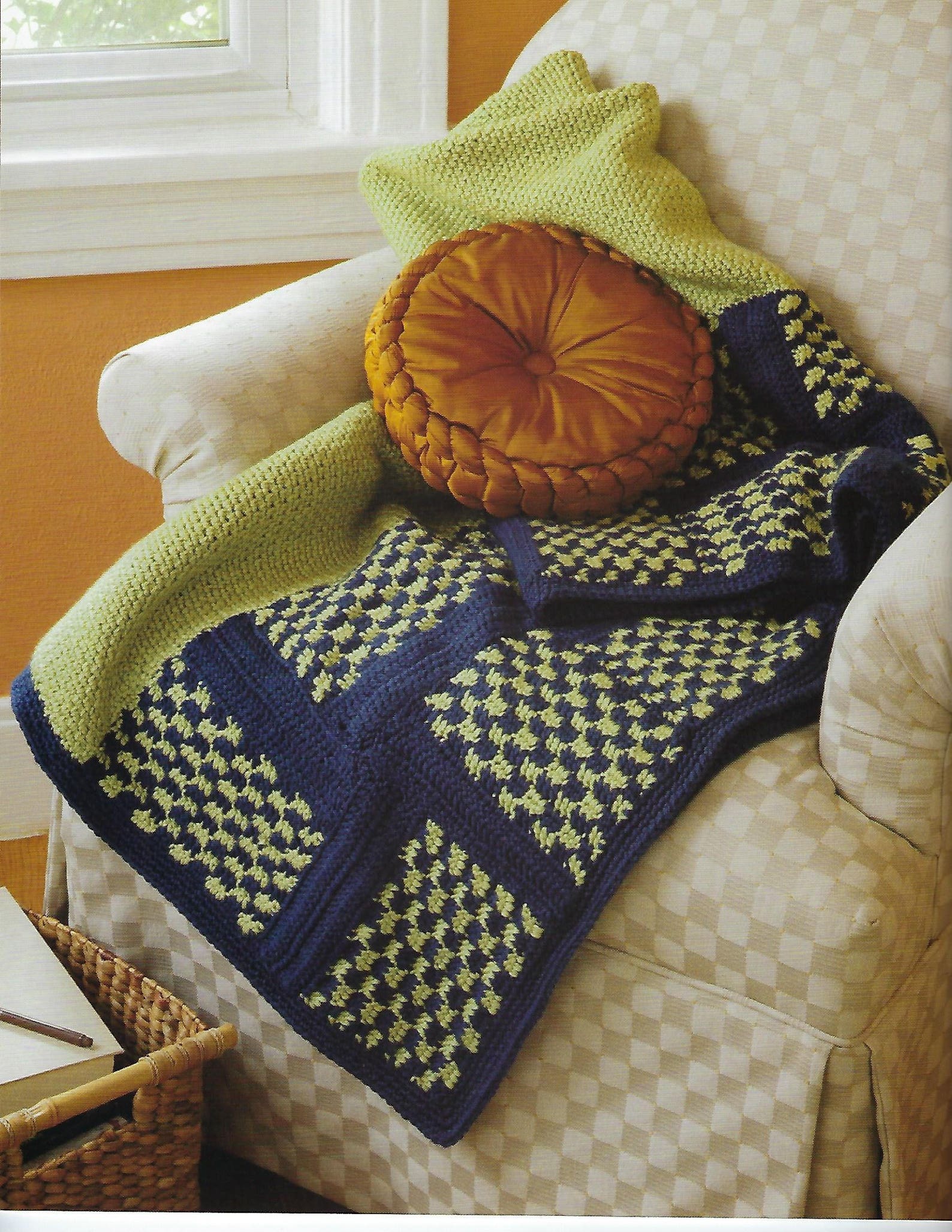 Check It Out Afghans Crochet Pattern Book Blanket Home | Etsy