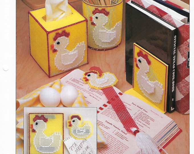 Chicken Kitchen Set Plastic Canvas Pattern/annie's International ...
