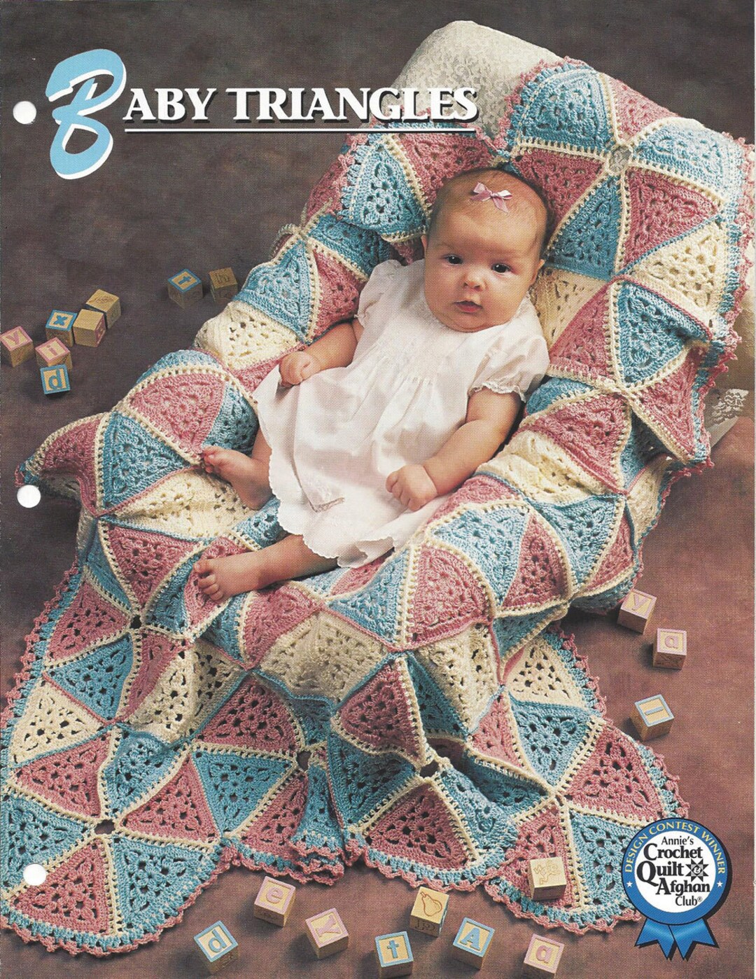 Baby Triangles Afghan Crochet Pattern/annie's Crochet Quilt & Afghan ...
