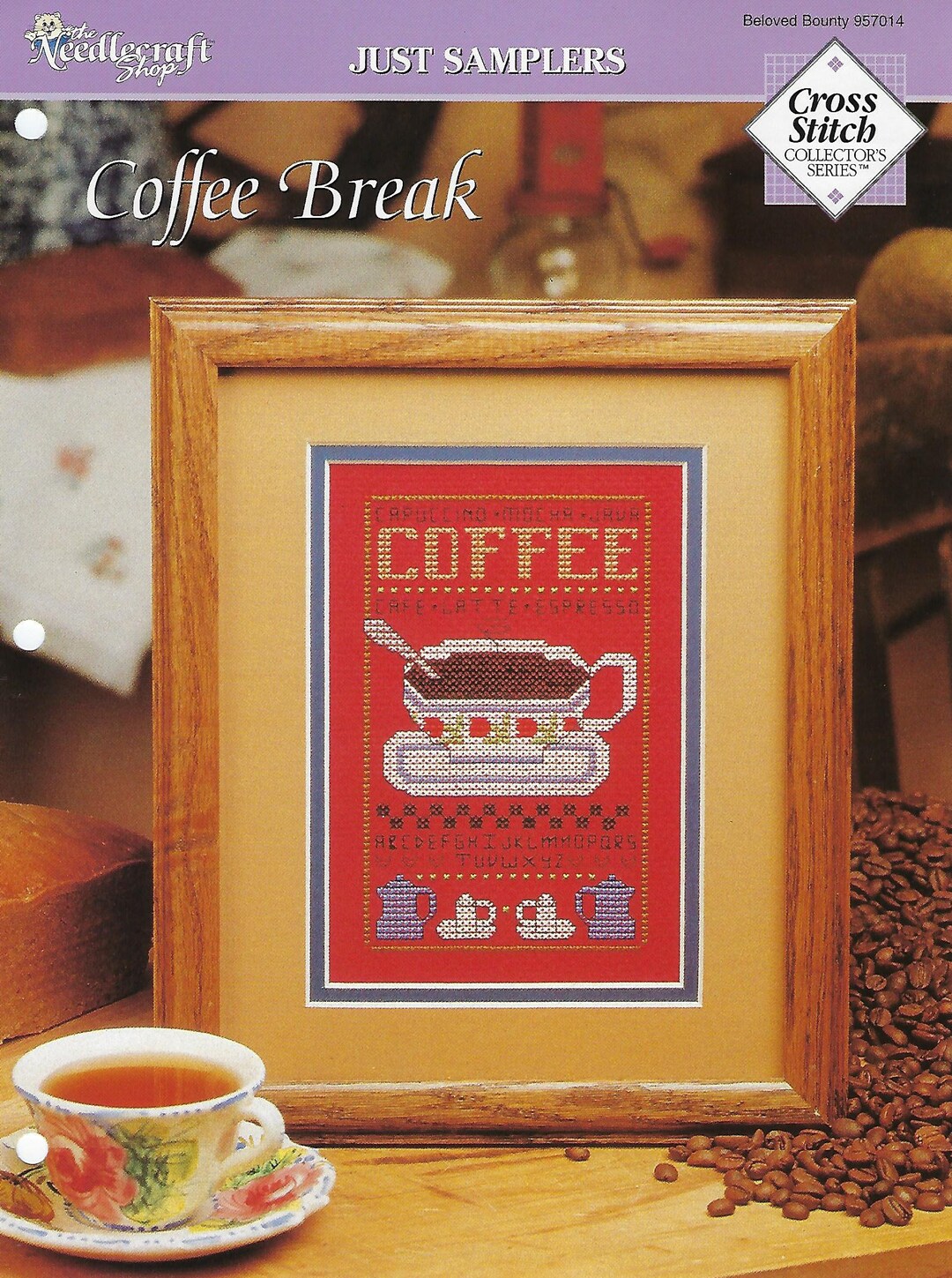 Coffee Break Cross Stitch Pattern/the Needlecraft Shop Cross Stitch ...
