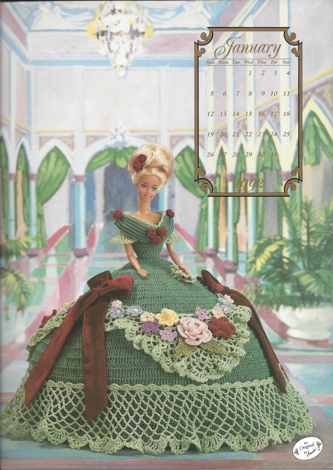 Miss January 1992 Crochet Doll Pattern - the Cotillion Collection ...