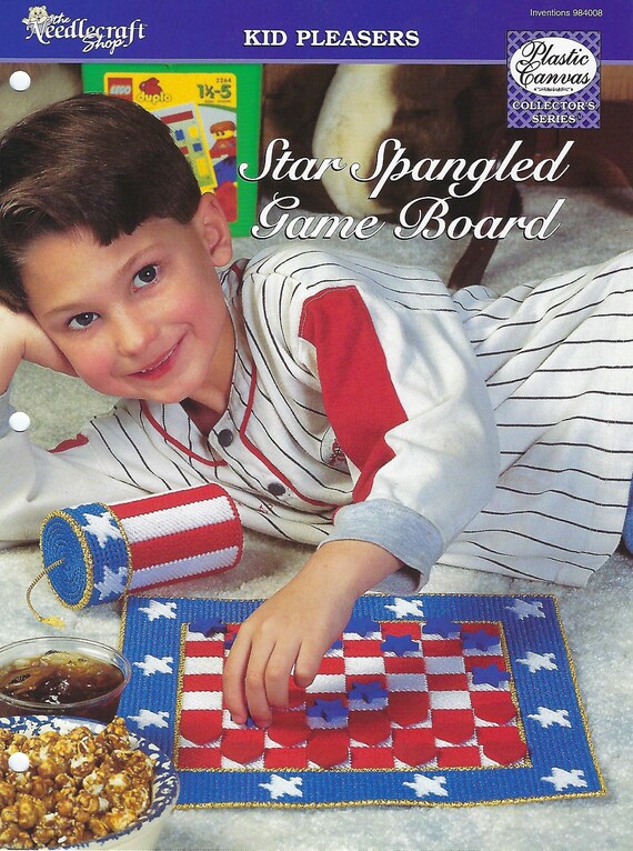 Star Spangled Game Board Plastic Canvas Pattern the - Etsy