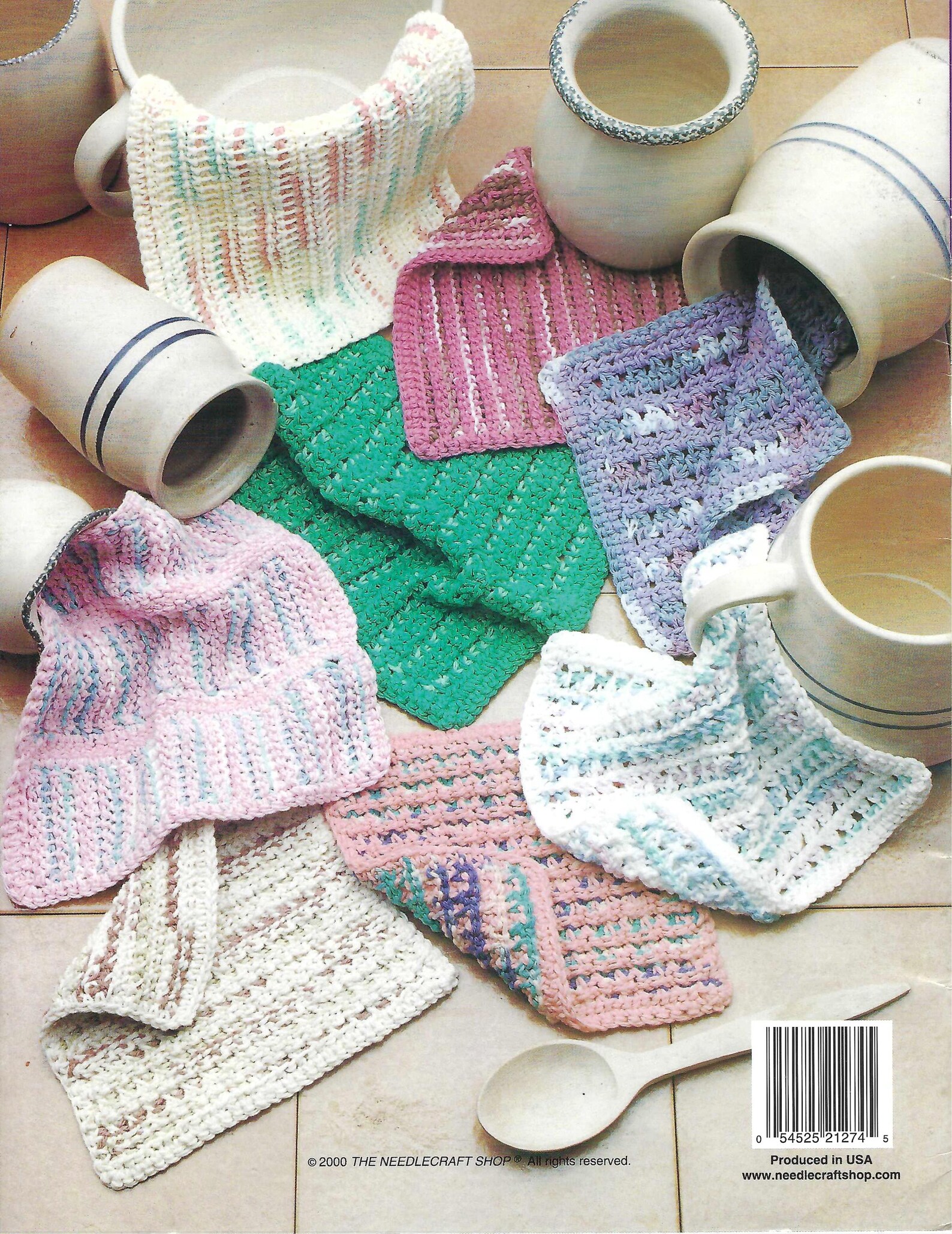 Dishcloths on the Double Crochet Pattern Book - the Needlecraft Shop ...