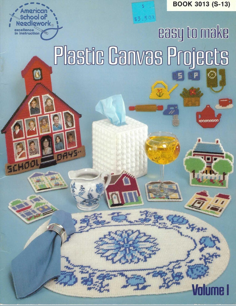 Easy To Make Plastic Canvas Projects Volume 1 Pattern Book | Etsy