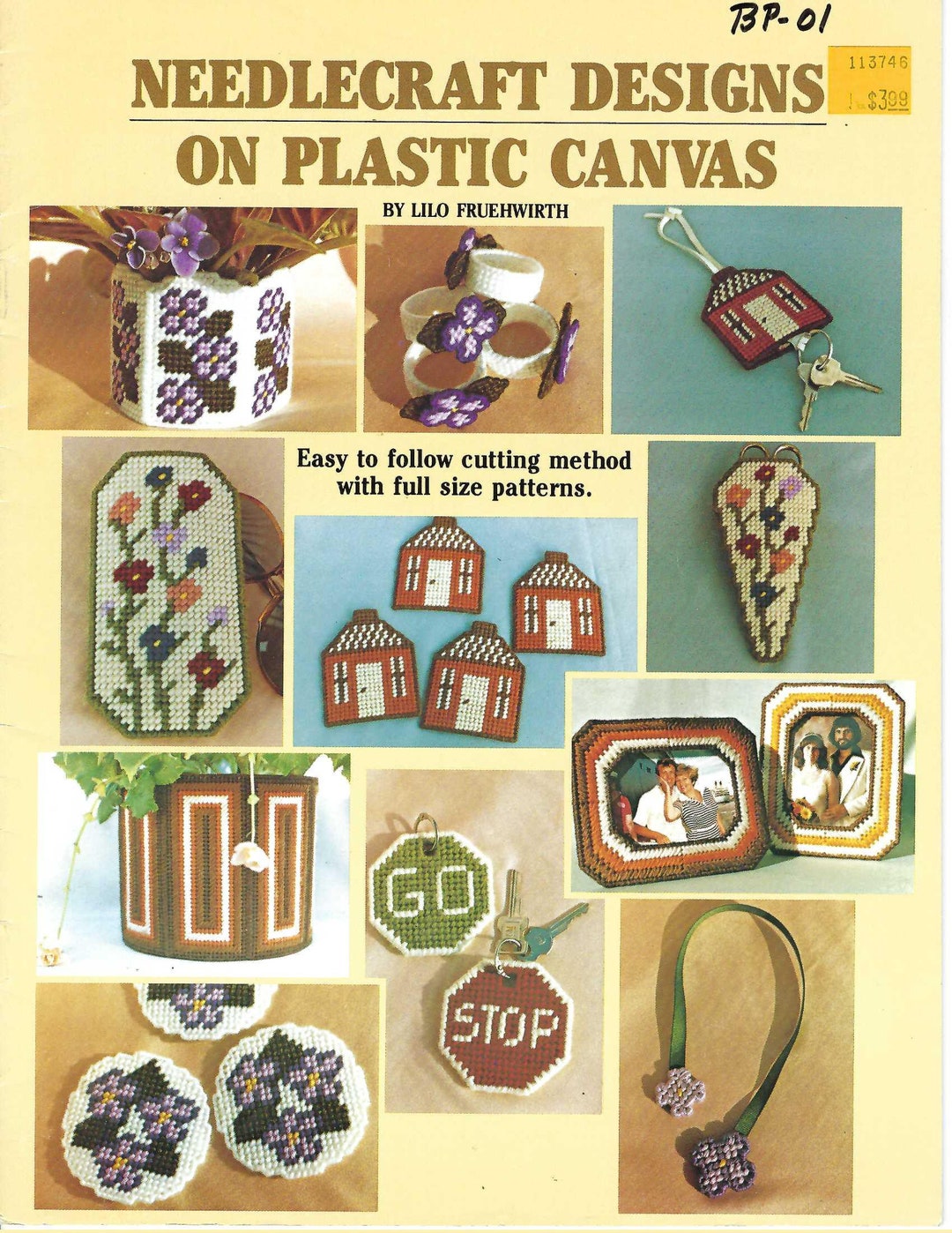 Needlecraft Designs Plastic Canvas Pattern Book/butterfly Publications ...