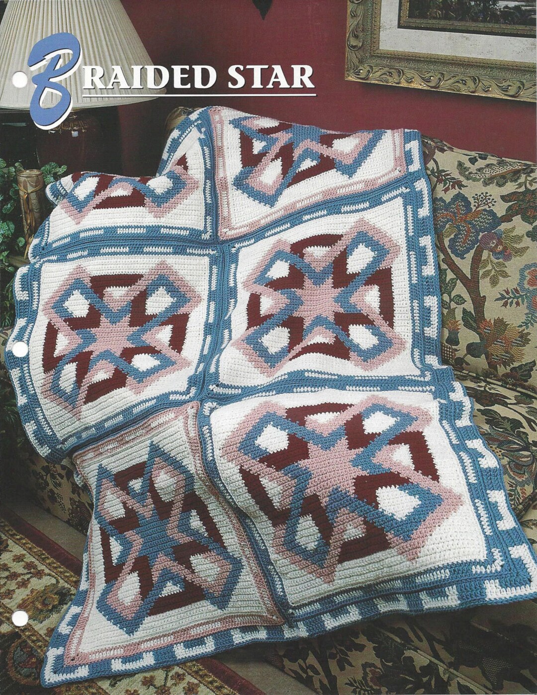 Braided Star Crochet Afghan Pattern/annie's Crochet Quilt & Afghan ...