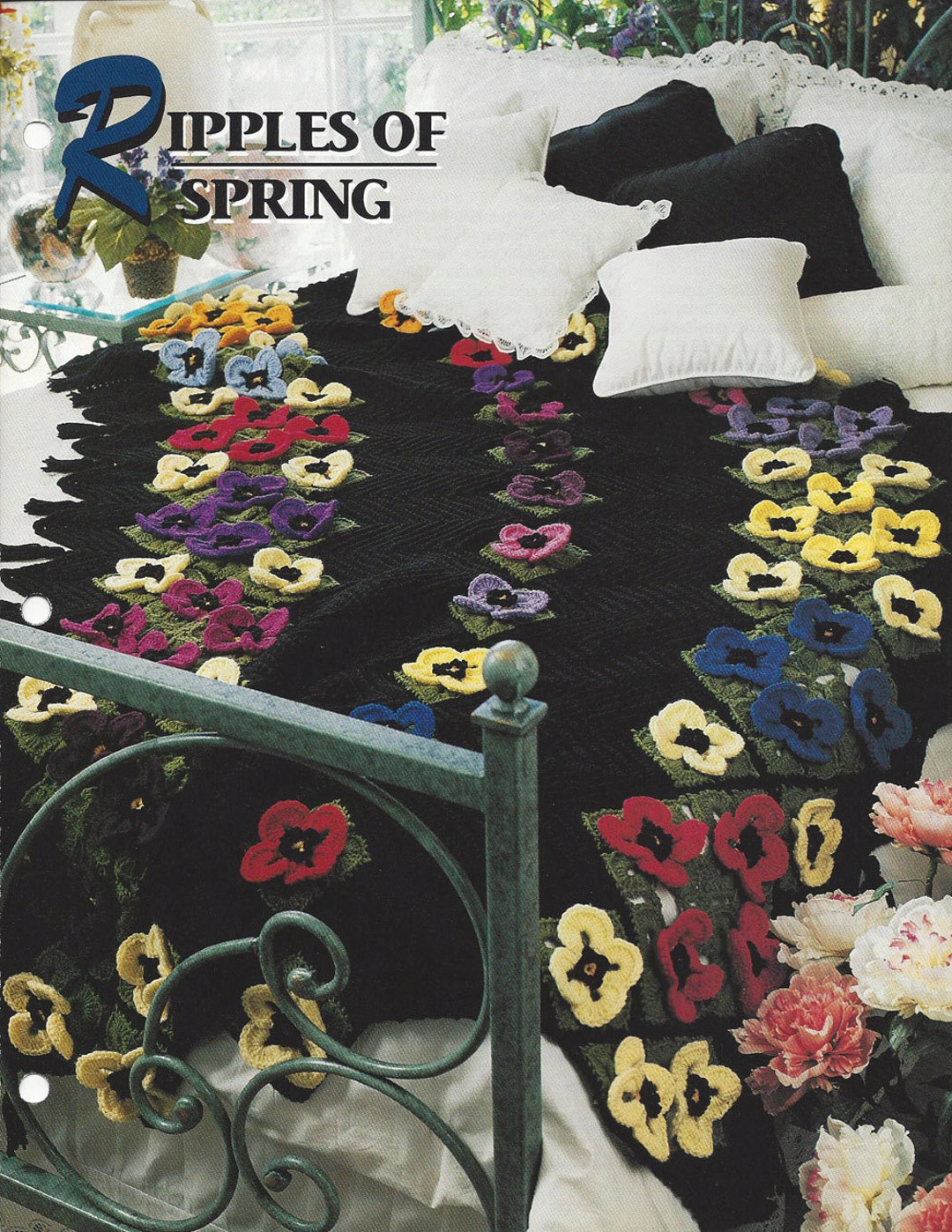 Ripples of Spring Crochet Afghan Pattern/annie's Crochet Quilt & Afghan ...