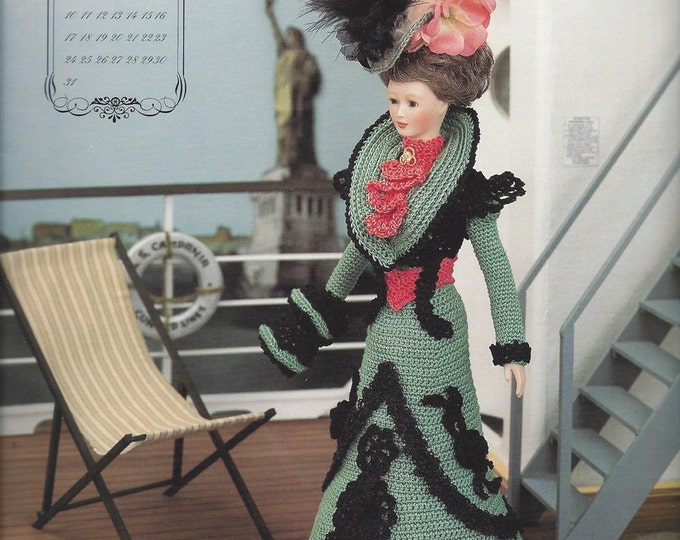 Miss December 1997 Crochet Doll Pattern the Cotillion Collection Annies ...