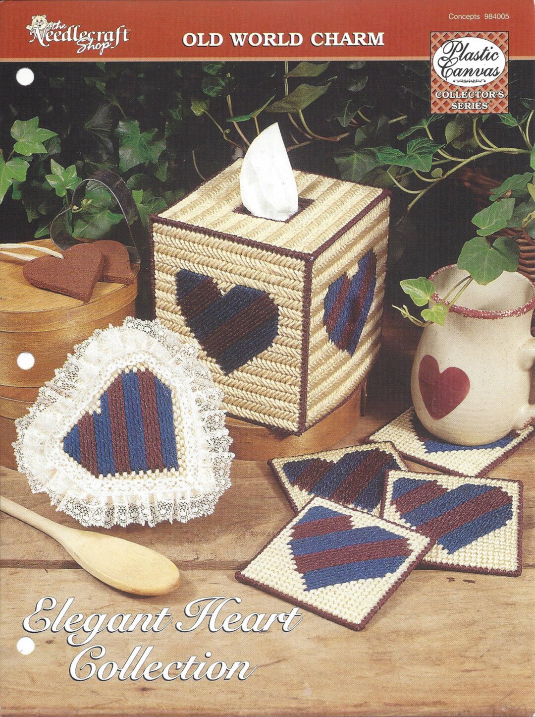 Elegant Heart Collection Plastic Canvas Pattern/the Needlecraft Shop - Etsy
