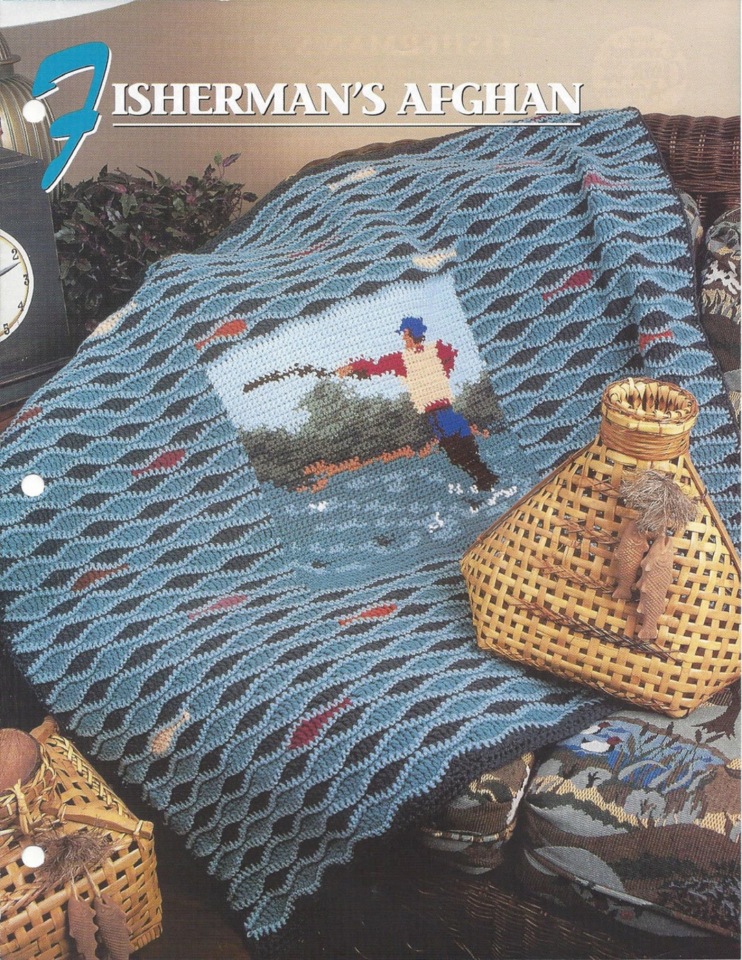 Fisherman's Afghan Crochet Pattern Annie's Crochet Quilt & Afghan ...