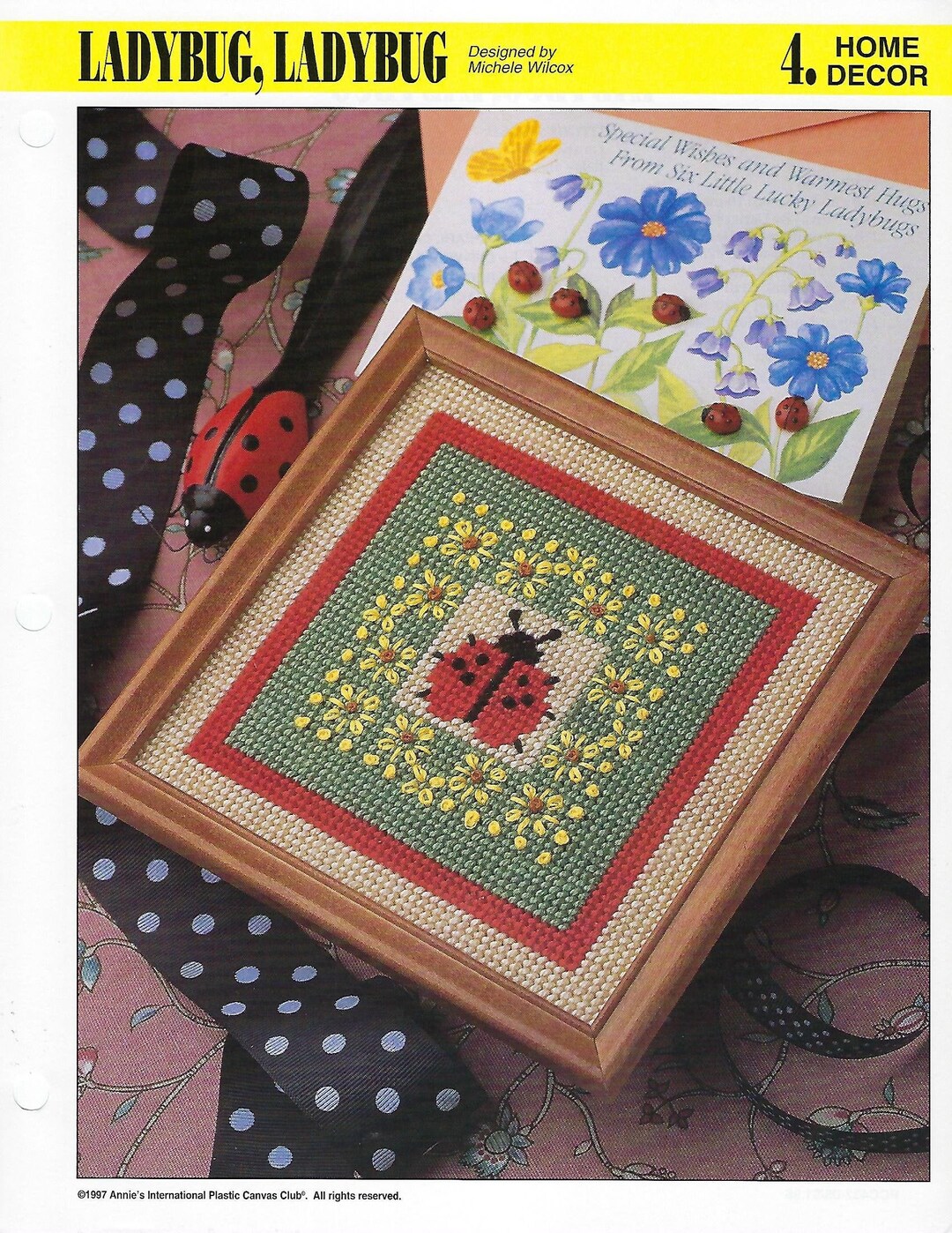 Ladybug Ladybug Plastic Canvas Pattern/annie's International Pattern ...