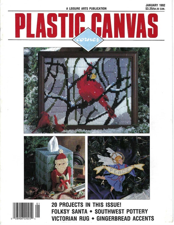 Plastic Canvas Corner Magazine Pattern Book Leisure Arts - Etsy