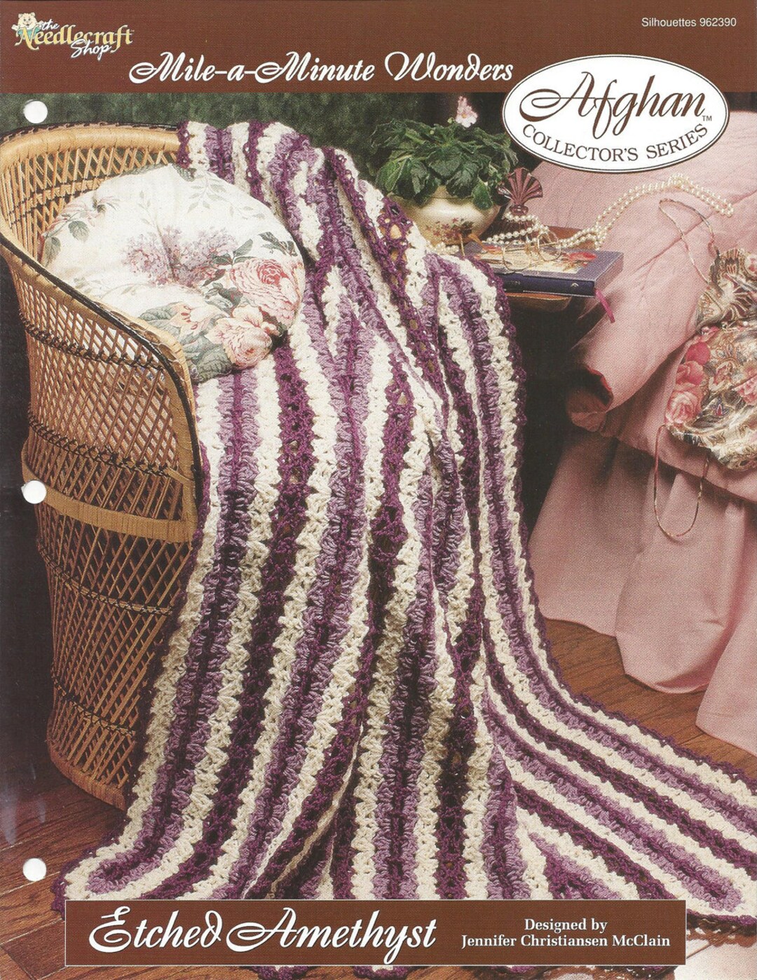 Etched Amethyst Crochet Afghan Pattern the Needlecraft Shop - Etsy